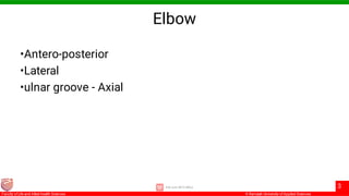 Radiographic techniques of elbow (Elbow) | PDF