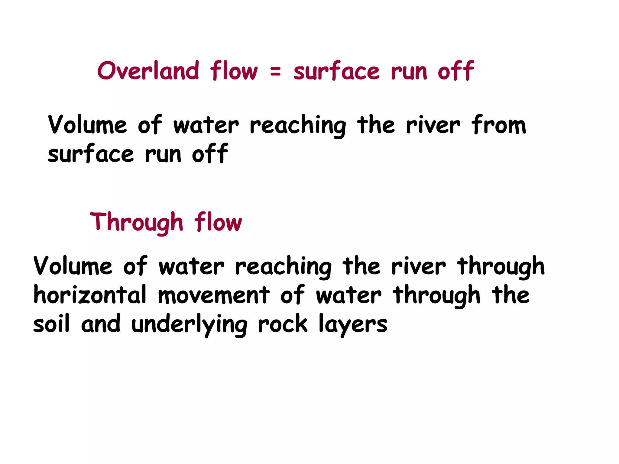 L5 Factors Affecting River Levels | PPT
