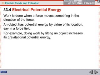 LESSON 5 PHYSICS ELECTRICAL POTENTIAL ENERGY | PDF