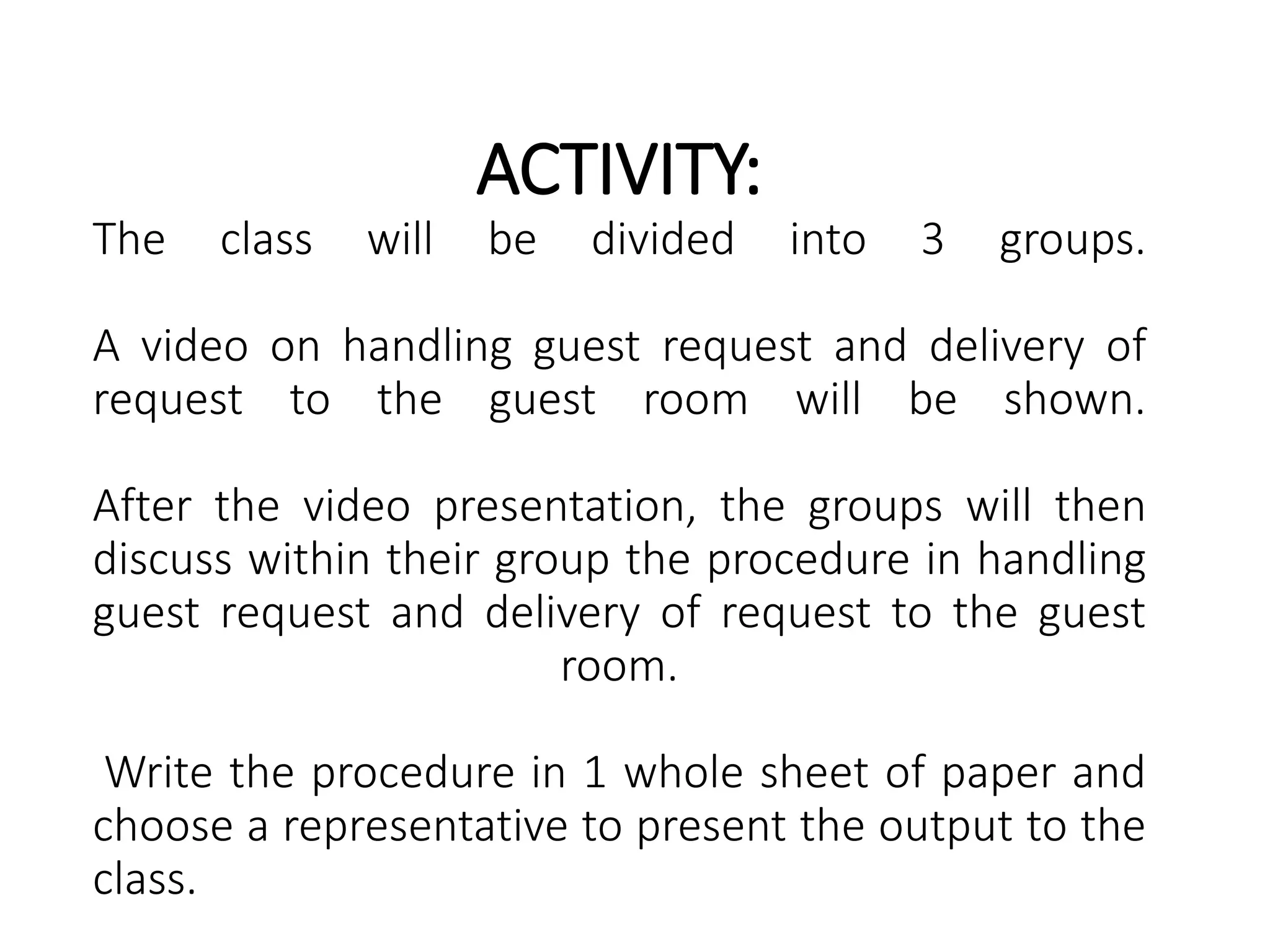 Housekeeping; Handling Guest Request and Complaints.pptx