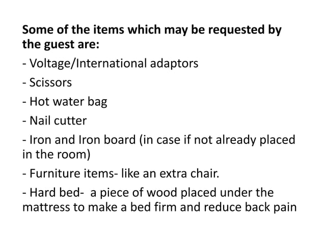 Housekeeping; Handling Guest Request and Complaints.pptx