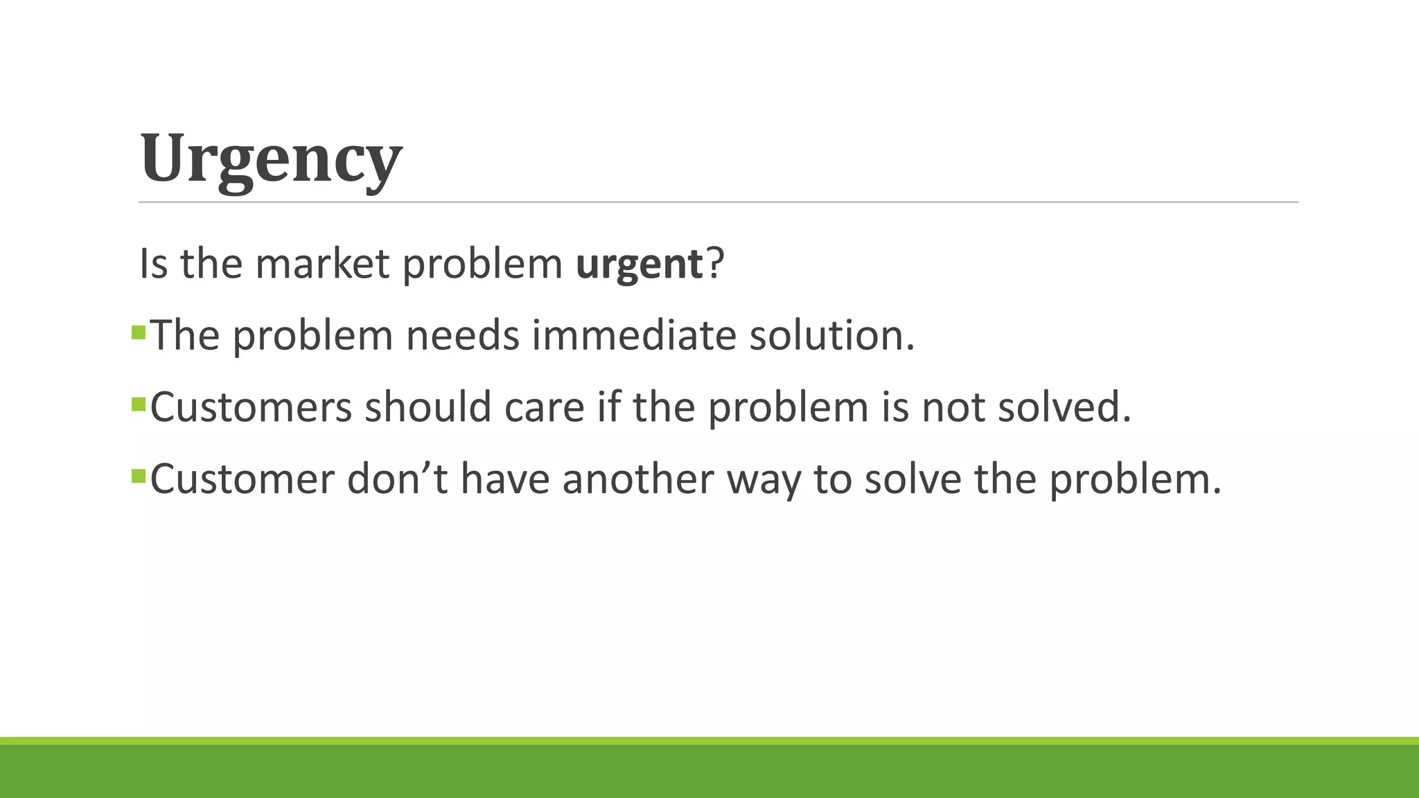 Development of A Business Plan - Identifying a Market Problem | PPTX