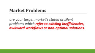 Development of A Business Plan - Identifying a Market Problem | PPTX