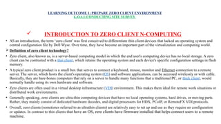 L5 Network and Internet tecchnologyT ZERO CLIENT APPLICATION | PPTX