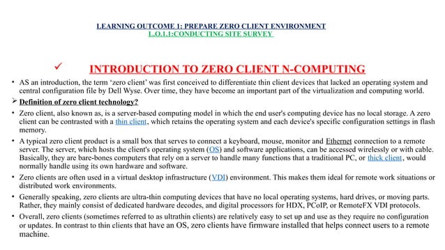 L5 Network and Internet tecchnologyT ZERO CLIENT APPLICATION | PPTX ...