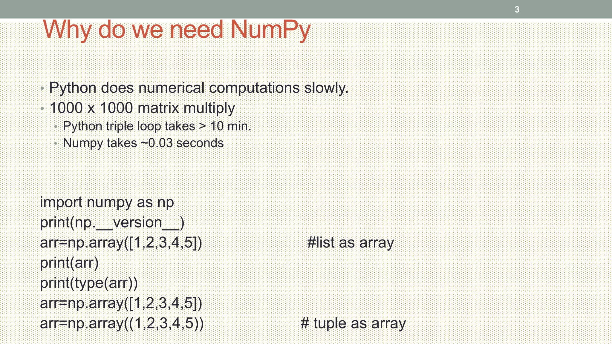 L 5 Numpy final learning and Coding | PPTX | Programming Languages ...