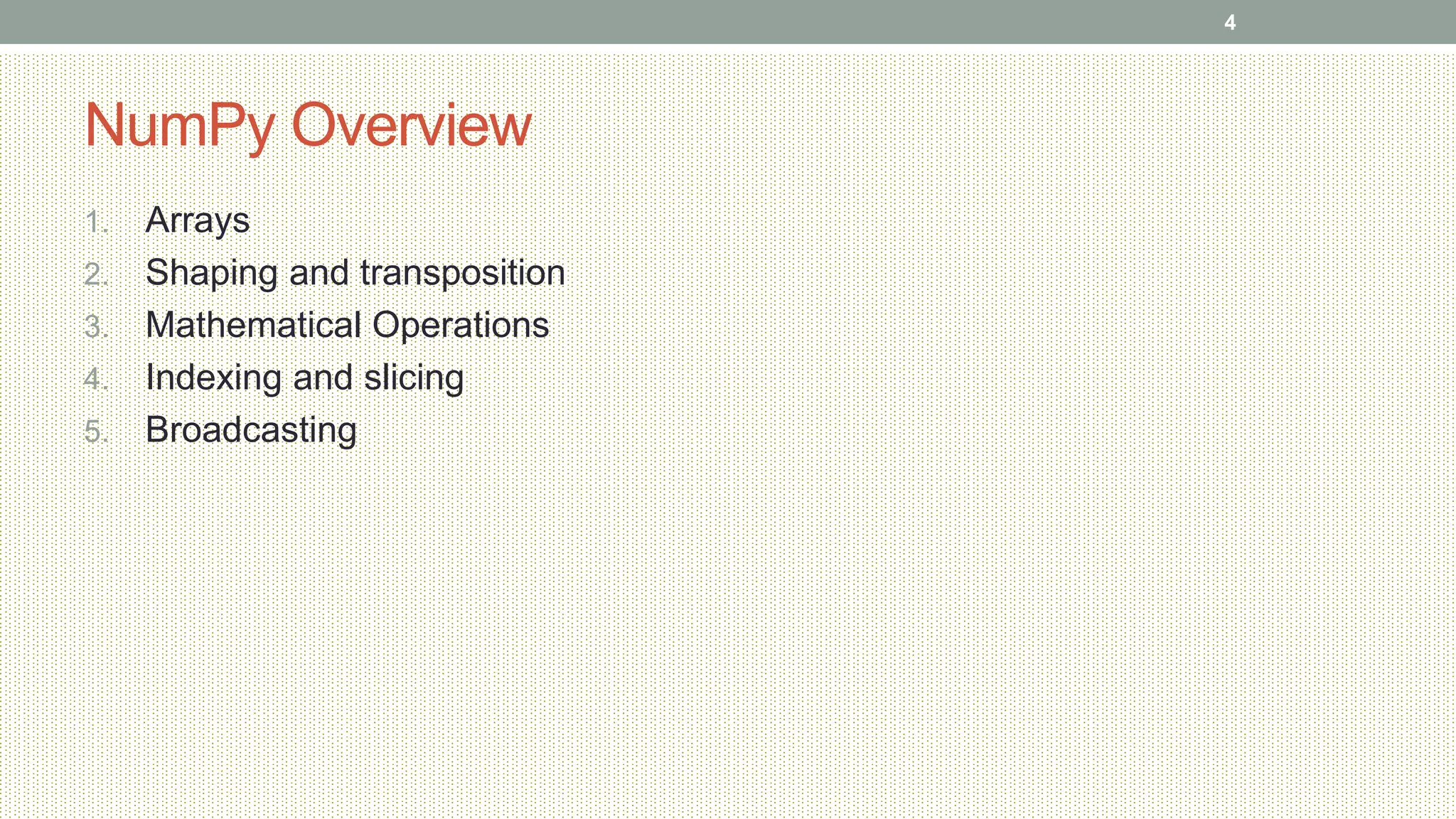 L 5 Numpy final learning and Coding | PPTX | Programming Languages ...