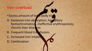 L5 pancytopenia and iron overload student | PDF