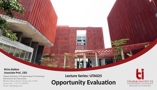 Presentation on Opportunity Evaluation.pptx
