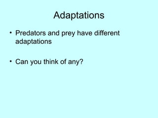 Lesson 5 predator and prey | PPT
