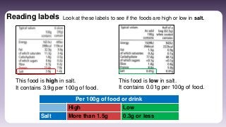 Reading food labels | PPT