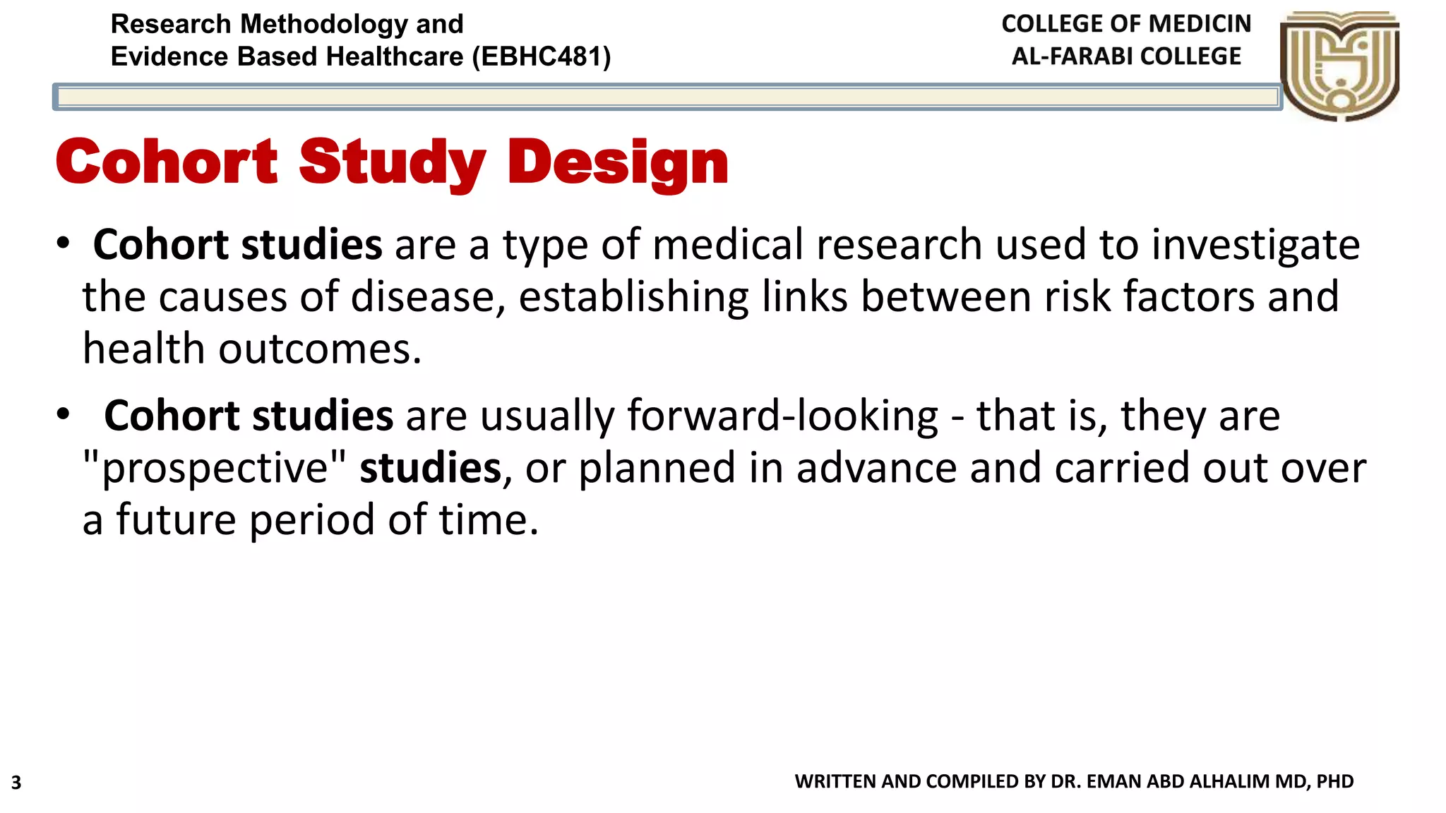 L5 rm cohort studies case control studies | PPTX