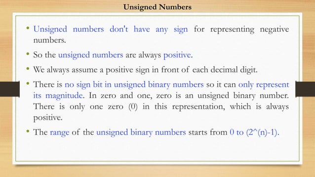 Signed and Unsigned Numbers and Complement - Copy.pptx