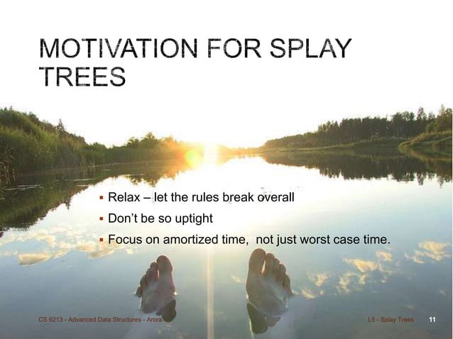 Splay Trees and Self Organizing Data Structures | PPT
