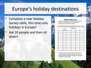 L5 tourism in europe ap | PPT