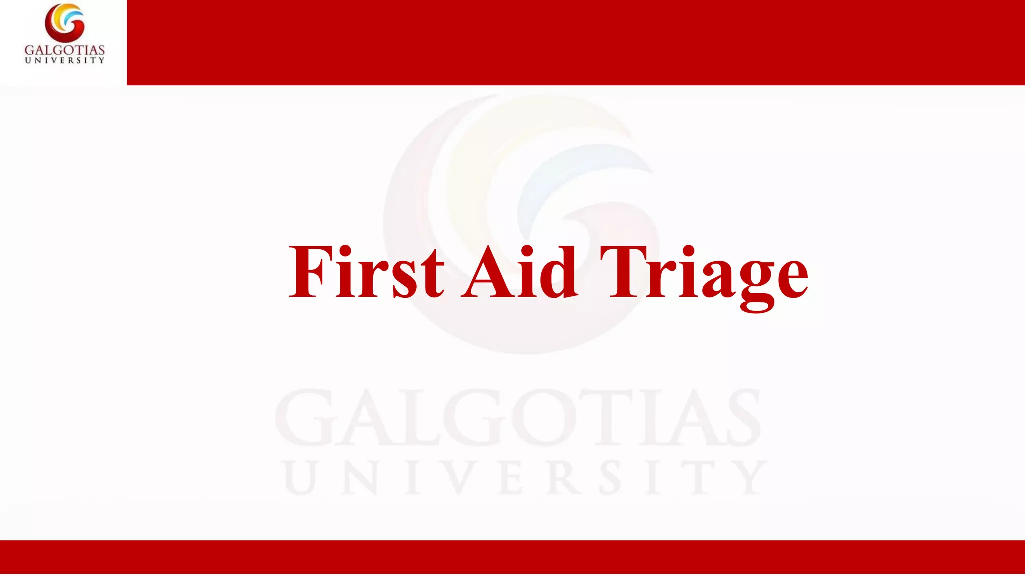 Basic emergency care and First aid and TRIAGE | PDF