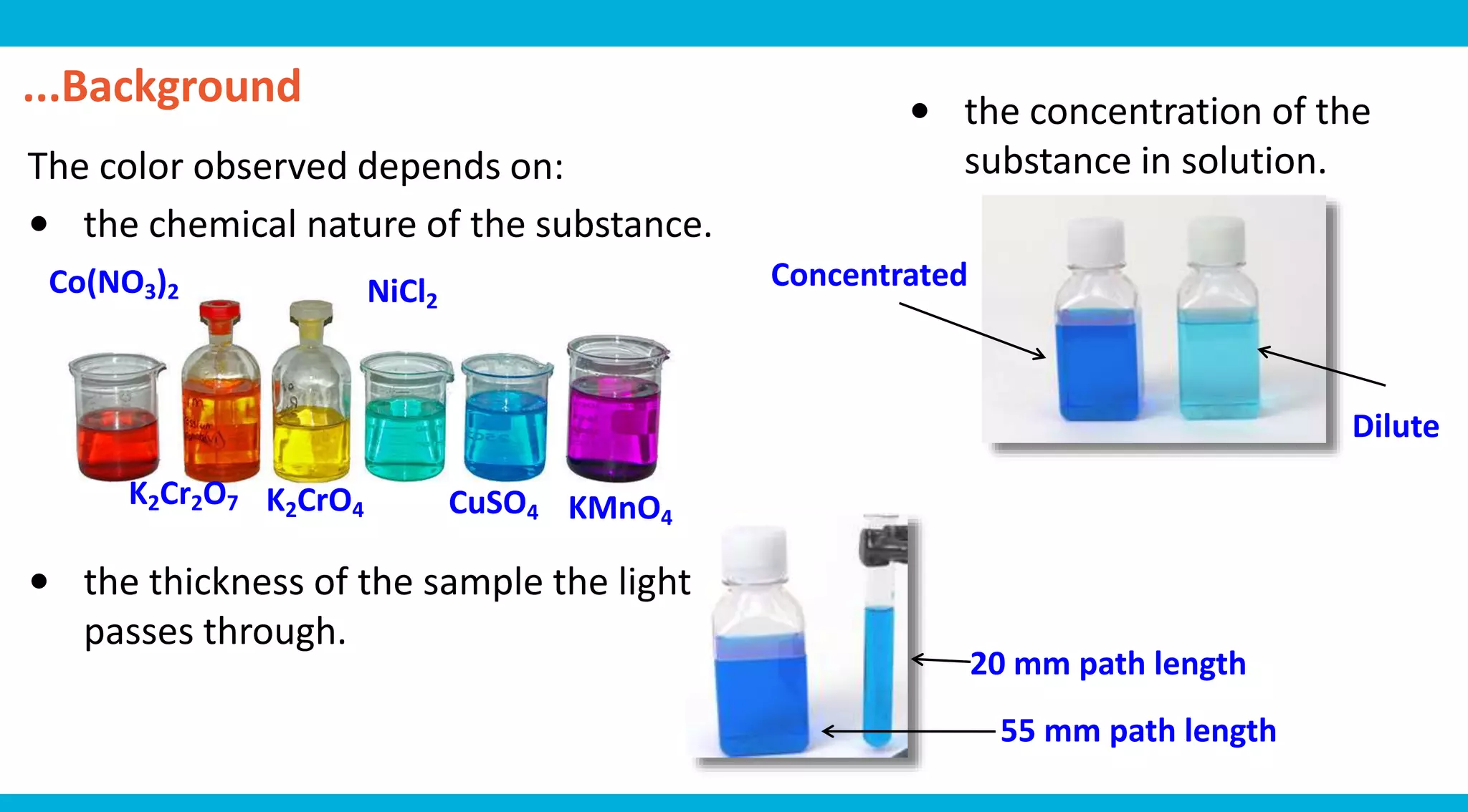 L5 Using Colorimeter UV Vis Spectrometry (simplified).pptx | Chemistry ...