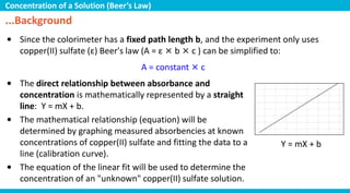 L5 Using Colorimeter UV Vis Spectrometry (simplified).pptx | Chemistry ...