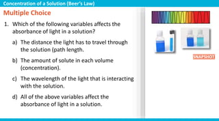 L5 Using Colorimeter UV Vis Spectrometry (simplified).pptx | Chemistry ...