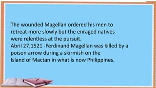 THE DEATH OF MAGELLAN | PPTX