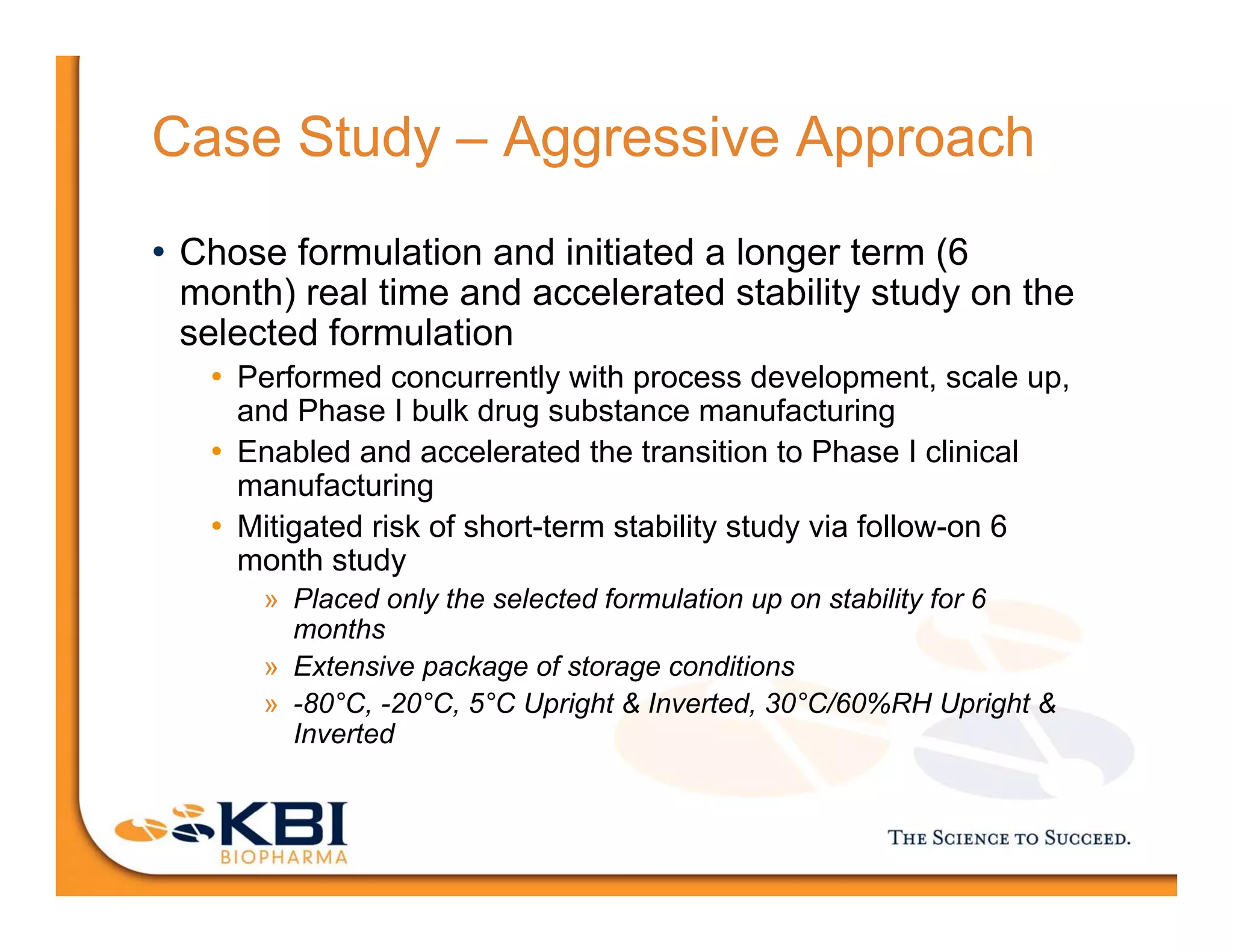 Accelerated Stability During Formulation Development of Early Stage ...