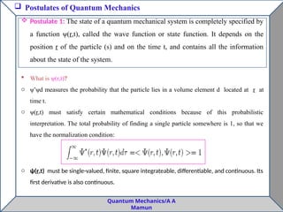 L6-10QP-CONCEPT.pptx.concepts of quantum mechanics | PPT