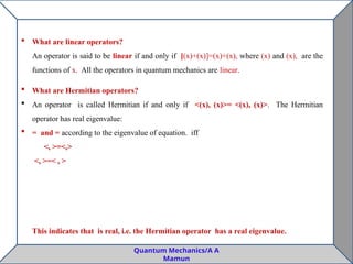 L6-10QP-CONCEPT.pptx.concepts of quantum mechanics | PPT