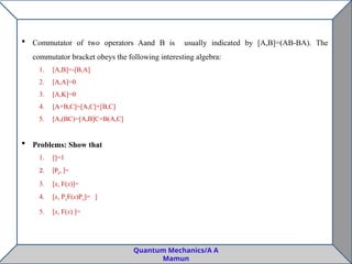 L6-10QP-CONCEPT.pptx.concepts of quantum mechanics | PPTX