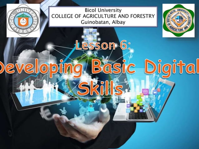 Lesson 6:Developing Basic Digital Skills | PPTX | Education