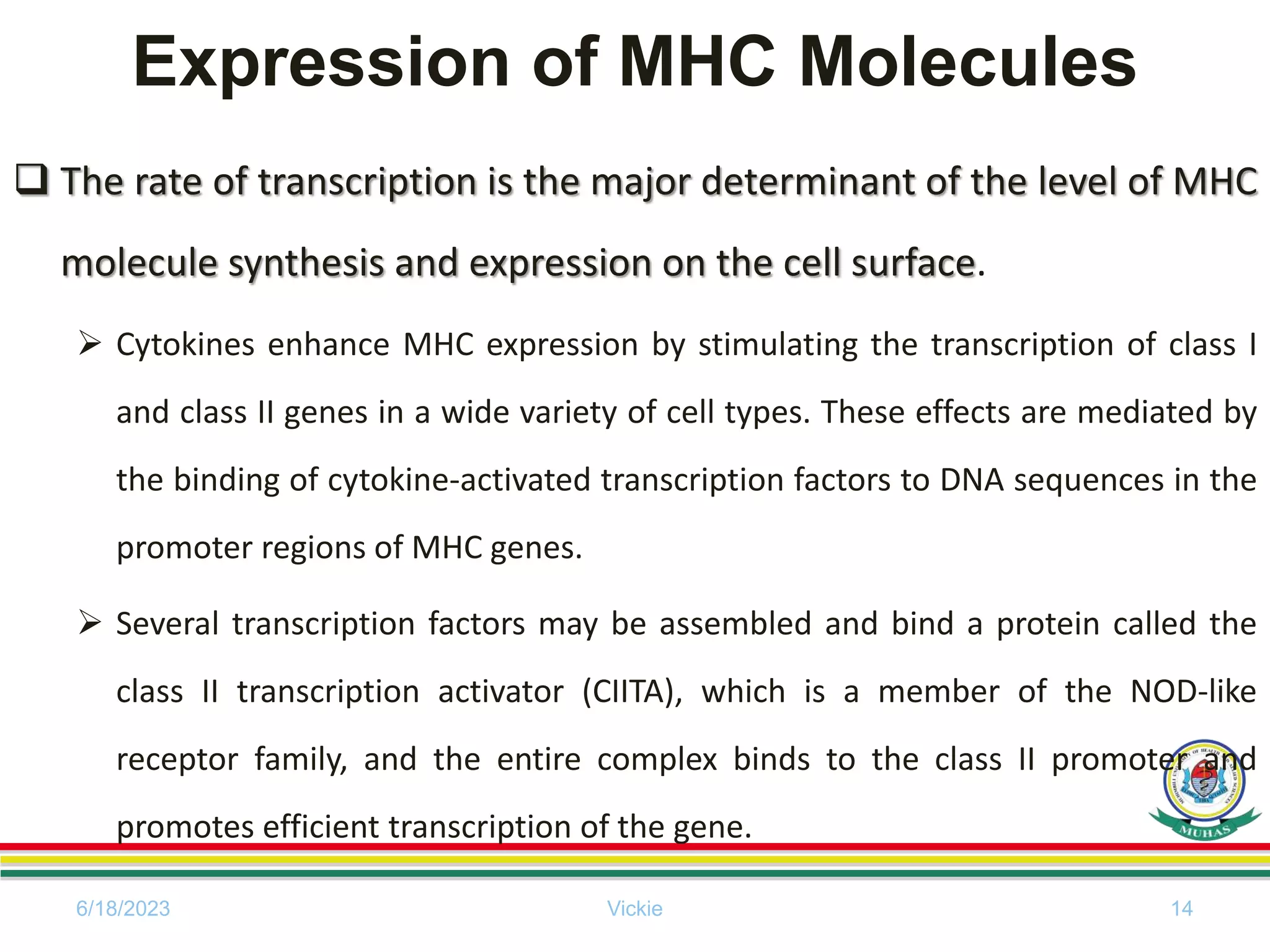 L6.0 Immune recognition molecule (MHC,T cell receptor, T cell epitopes ...
