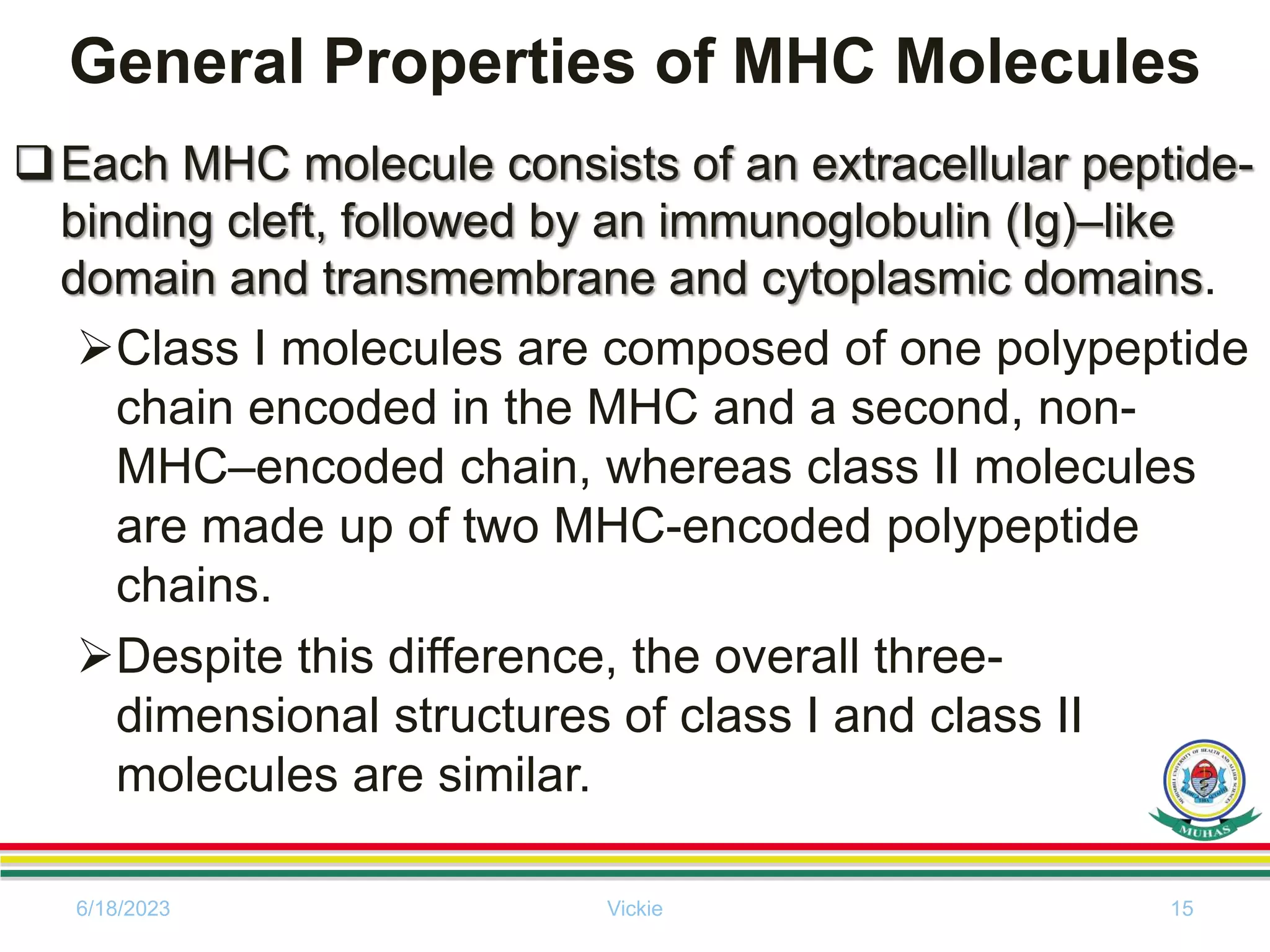 L6.0 Immune recognition molecule (MHC,T cell receptor, T cell epitopes ...