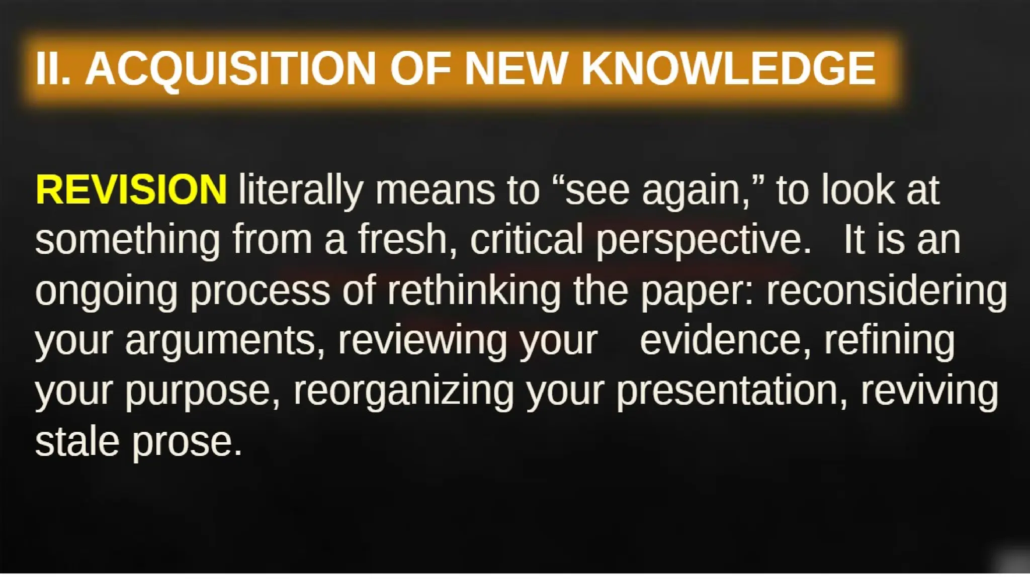 L#6- Revising the draft- Creative Non fiction | PPTX