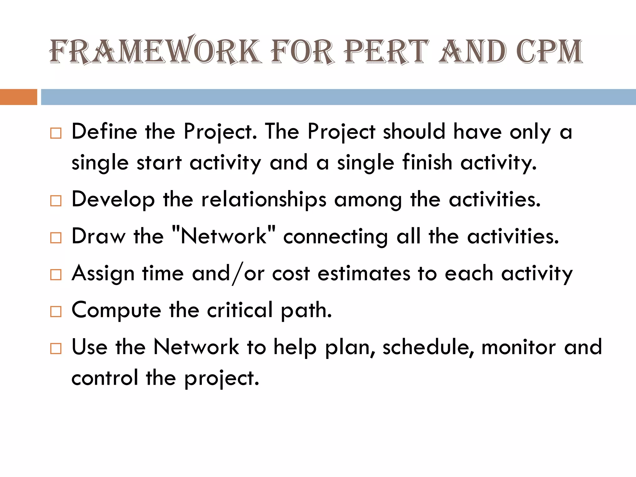 Lect-6&7: Network Diagrams, PERT and CPM | PDF