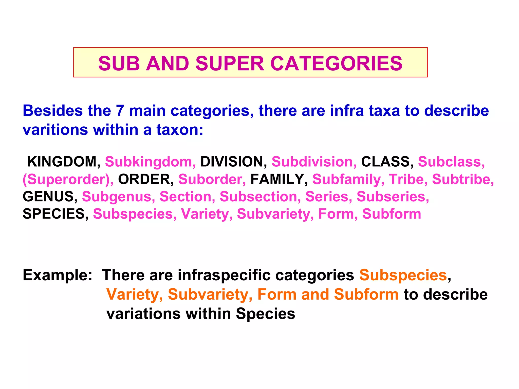Plant taxonomy | PPT