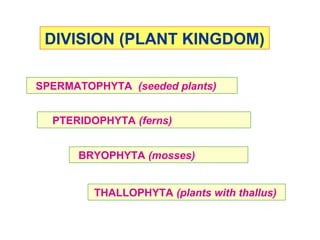 Plant taxonomy | PPT