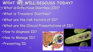 Infectious Diarrhea | PPT | Free Download