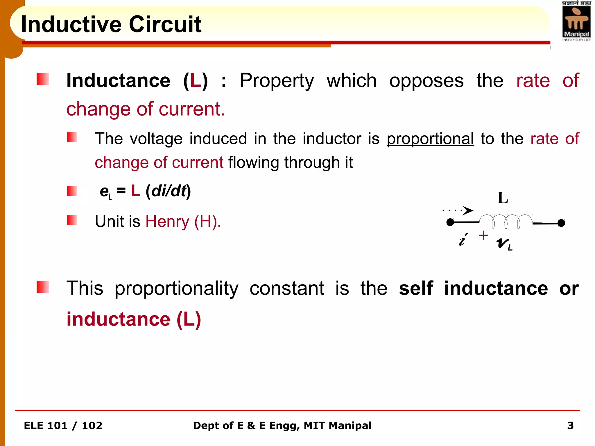 L6 inductor | PPT | Physics | Science