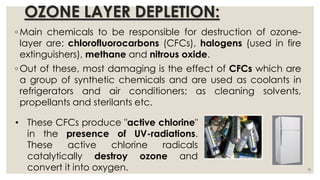 Ozone layer depletion-chloroflorocarbon CFC | PPT