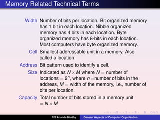 L6 primary-memory | PDF | Data Storage and Warehousing | Computing