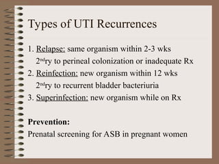 Urinary tract infection - symptoms, diagnosis and treatment | PPT
