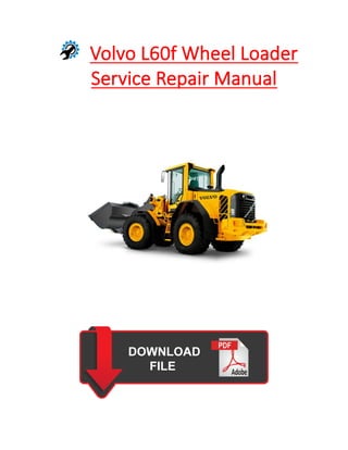 L60f Volvo Wheel Loader Service Repair Manual.pdf