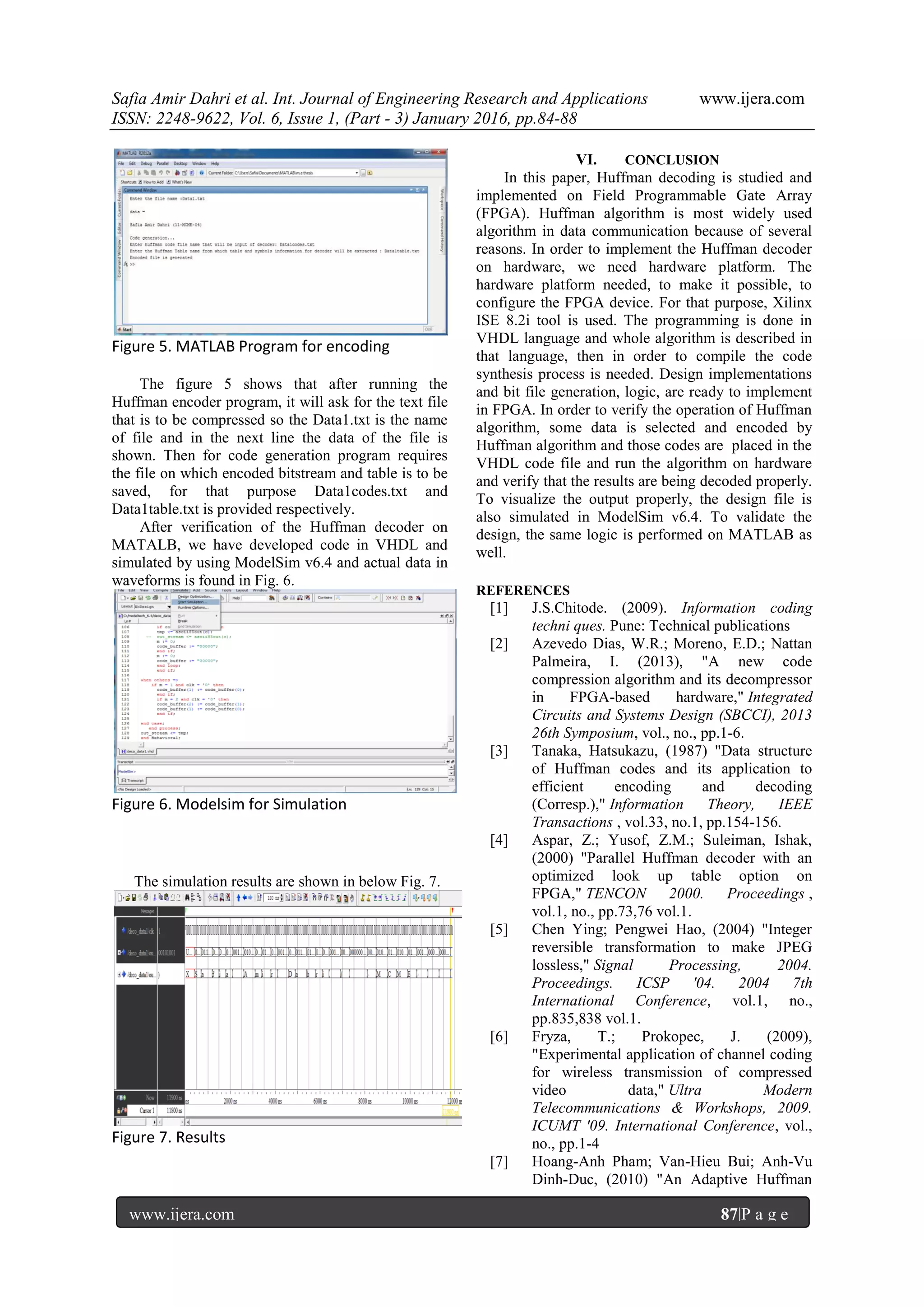 Implementation of Huffman Decoder on Fpga | PDF