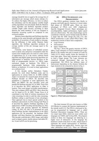 Implementation of Huffman Decoder on Fpga | PDF