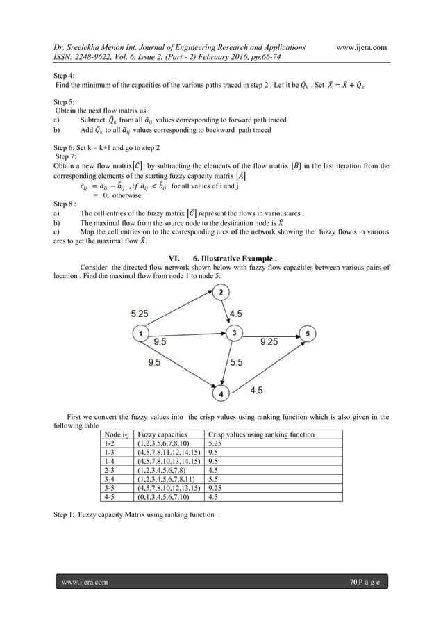 Solving Fuzzy Maximal Flow Problem Using Octagonal Fuzzy Number | PDF