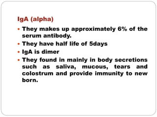 L6 Antibody ppt immuno biology structure function types | PPTX