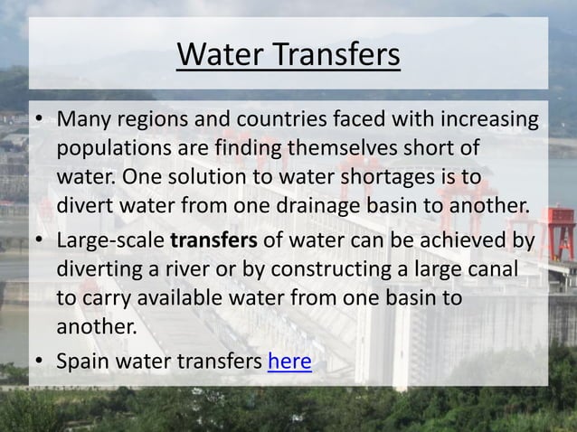 L6 ap water transfers | PPT