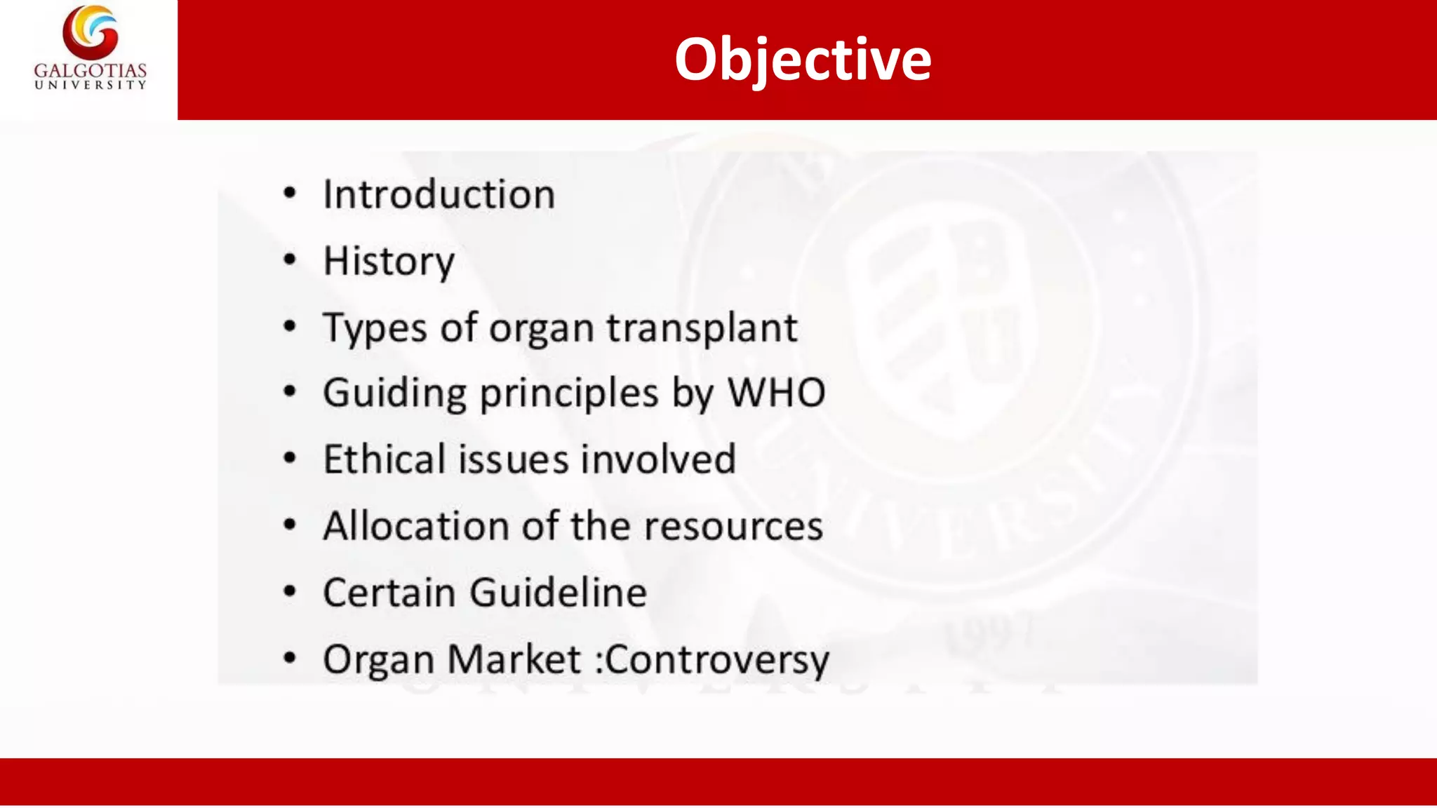 Ethics in organ transplantation | PDF