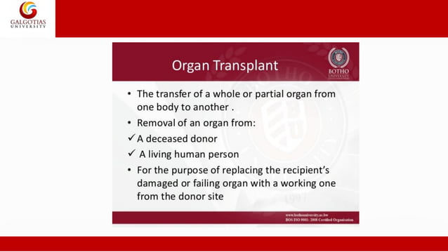Ethics in organ transplantation | PDF