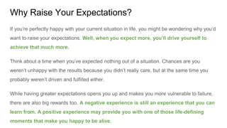 How to Raise Your Expectations of Yourself | PPTX