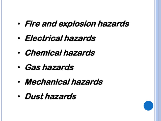 Industrial hazards and plant safety in disaster | PPT | Free Download